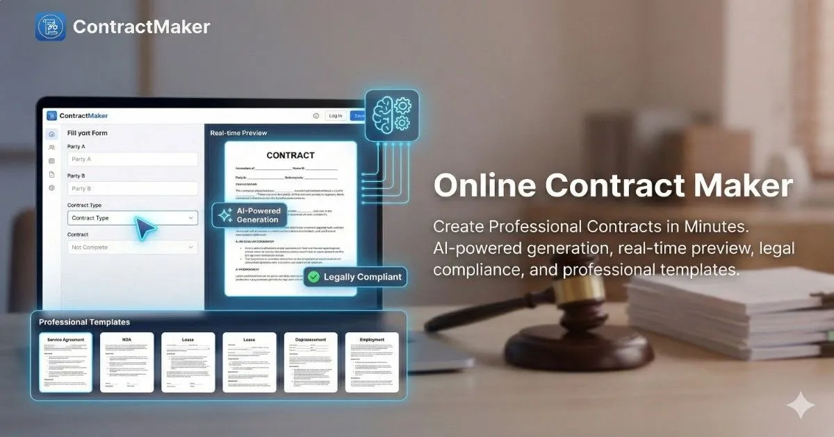 Contract Maker | Free AI Professional Contract Generator